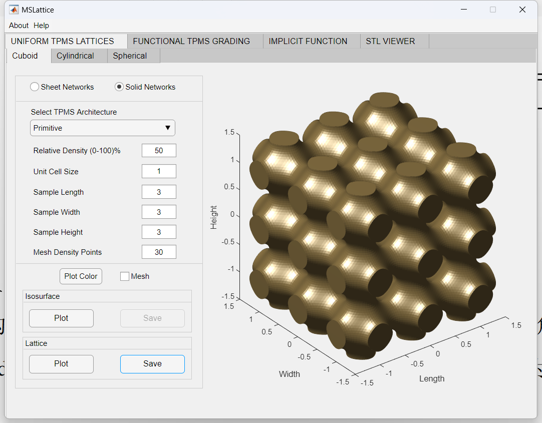 【软件分享】TPMS曲面生成器 | 瓜哥仿真